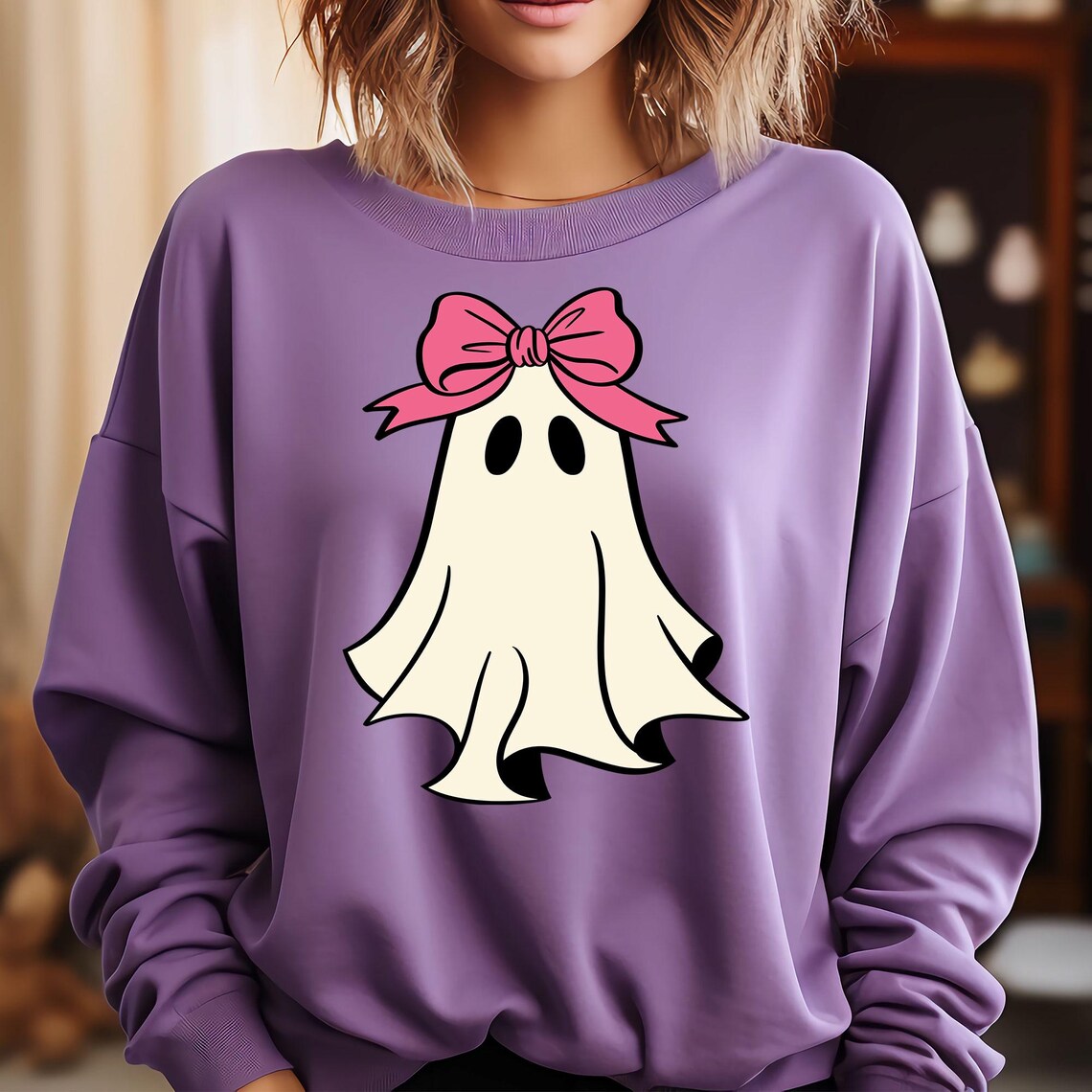 Coquette Halloween Ghost SVG Bundle, Cute Ghost With Bow SVG, Ghost ...