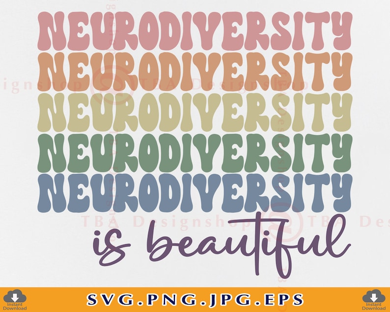 Neurodiversity is Beautiful SVG Autism Awareness SVG - Etsy