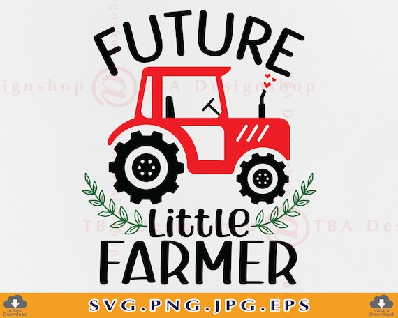 Future Little Farmer SVG Farm Life SVG Tractor Onesie Svg - Etsy