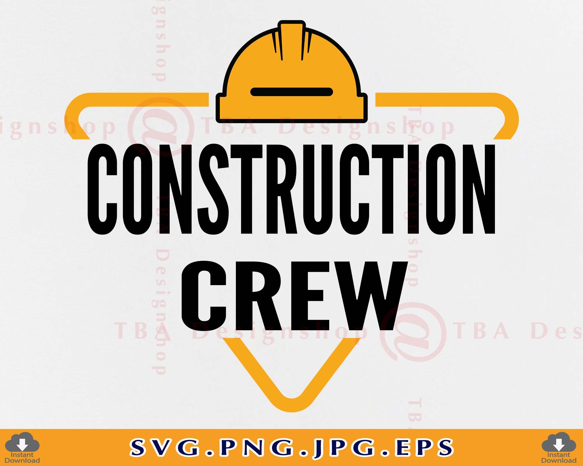 Construction Crew Svg Construction SVG Construction Party - Etsy