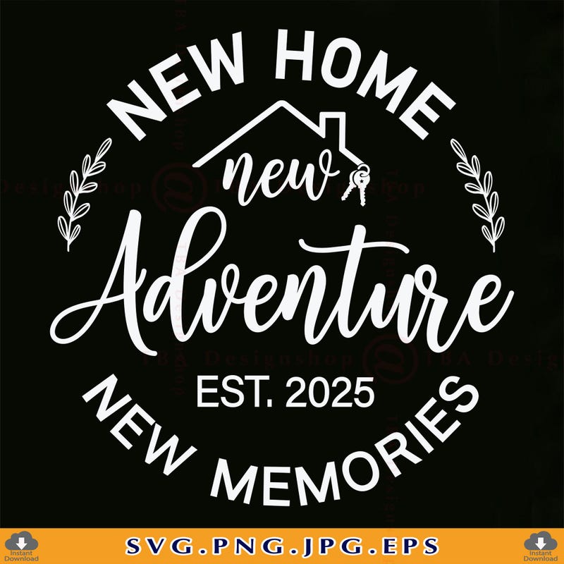 New Home Svg - Etsy