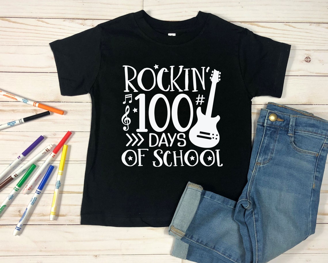 Rocking 100 Days of School Svg 100 Days Shirt SVG Funny 100 - Etsy