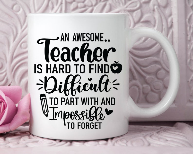 An Awesome Teacher is Hard to Find Svg Teacher Gift SVG | Etsy