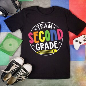 Team Second Grade SVG, Second Grade Shirt SVG, 2nd Grade Gift SVG ...