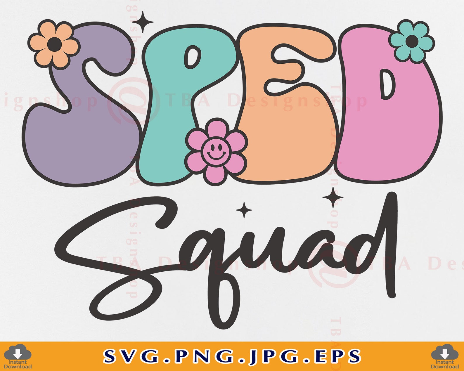 Sped Squad SVG Sped Teacher Gift SVG Special Education - Etsy