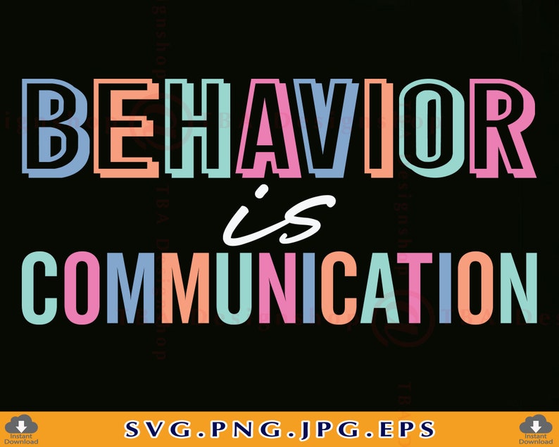 Behavior is Communication SVG Special Education Teacher Shirt - Etsy
