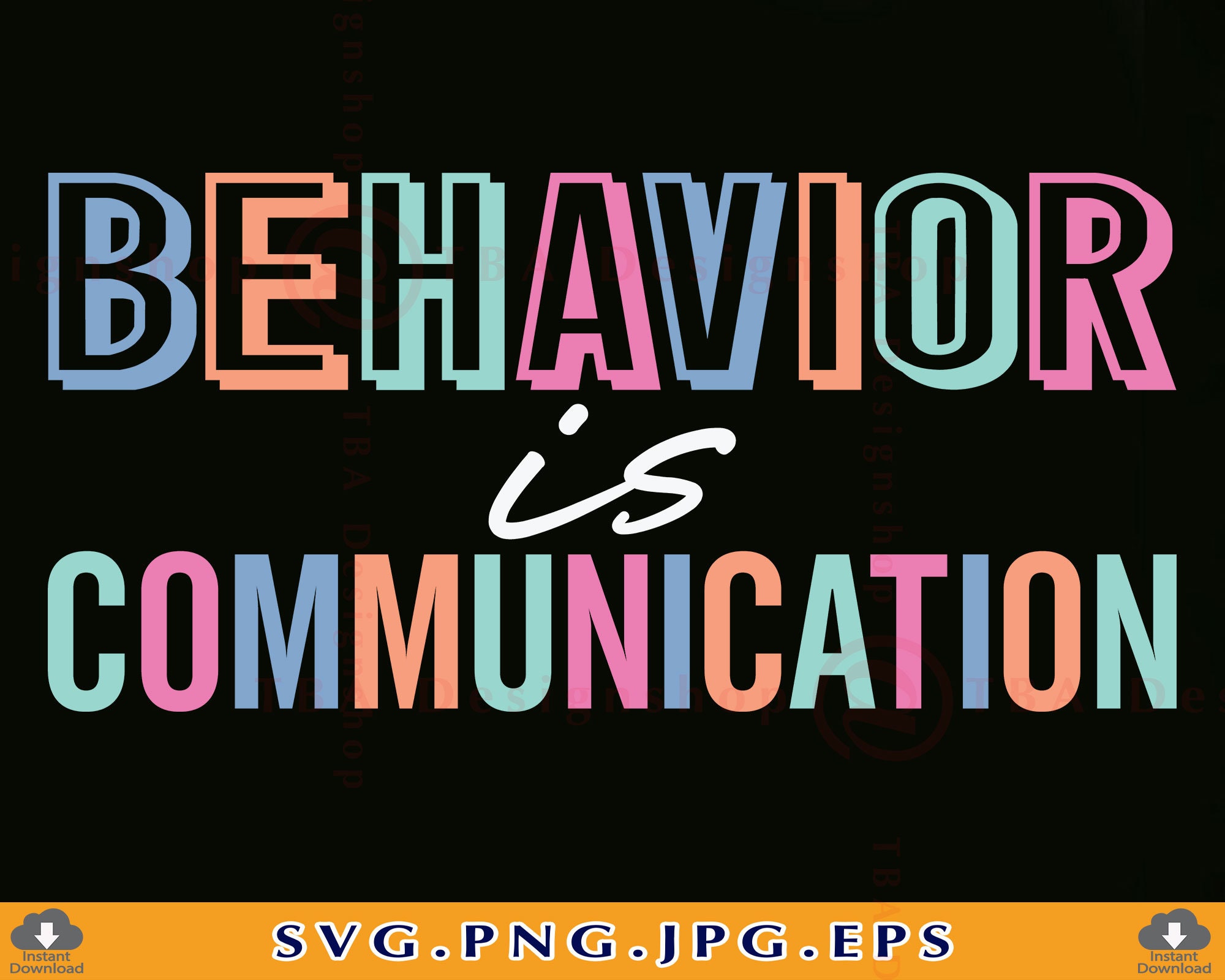 Behavior is Communication SVG Special Education Teacher Shirt - Etsy