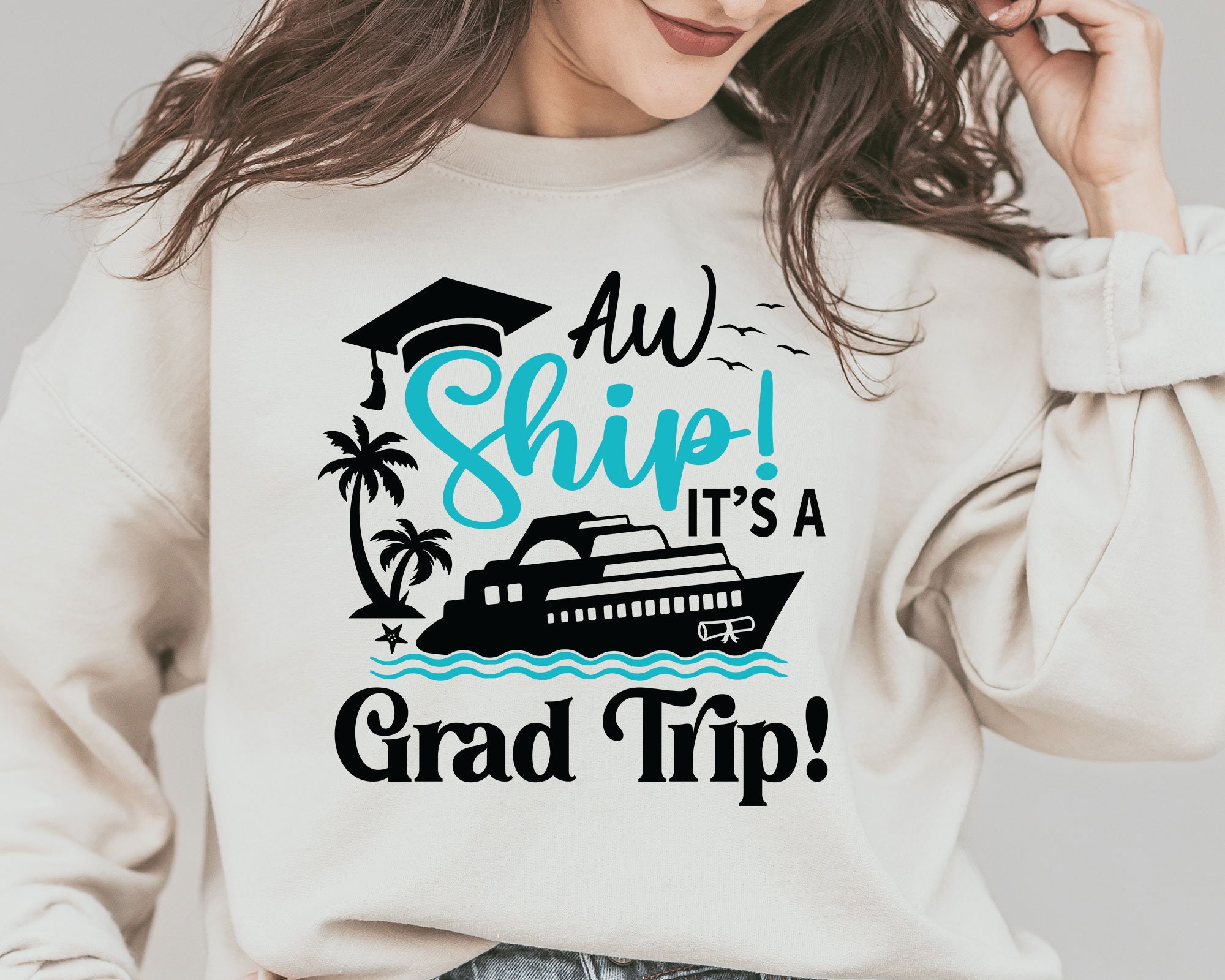 Graduation Cruise Trip SVG Aw Ship It's a Grad Trip Svg - Etsy Ireland