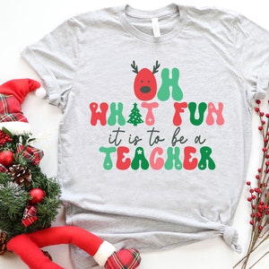 Christmas Teacher SVG, Oh What Fun It is to Be A Teacher, Funny Teacher ...