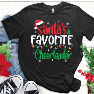 Christmas Cheerleader SVG, Santa's Favorite, Cricut Cut Files (digital ...