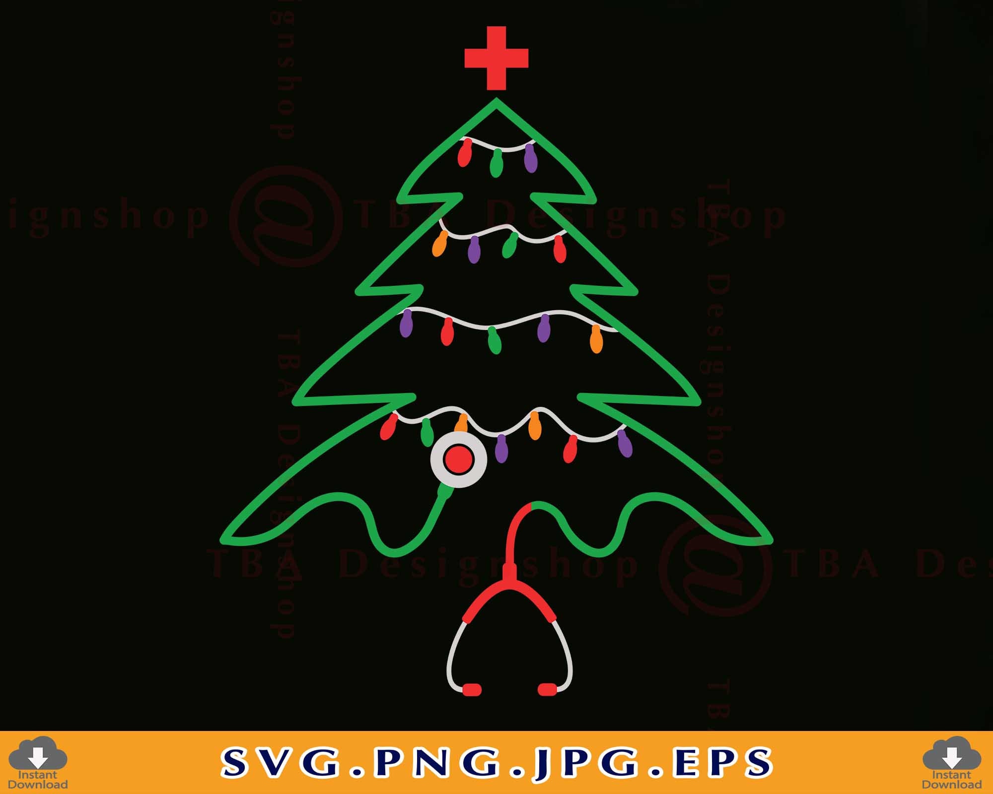 Medical Christmas Tree Png - Etsy