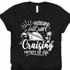 Couple Cruise SVG, Husband Wife Cruising Partners Design (cut Files) - Etsy