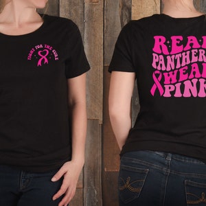 Breast Cancer Awareness SVG PNG, Real Panthers Wear Pink, Panthers ...