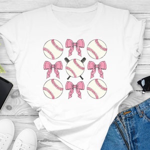 Coquette Baseball PNG, Baseball Coquette Bow PNG, Baseball Pink Bow ...