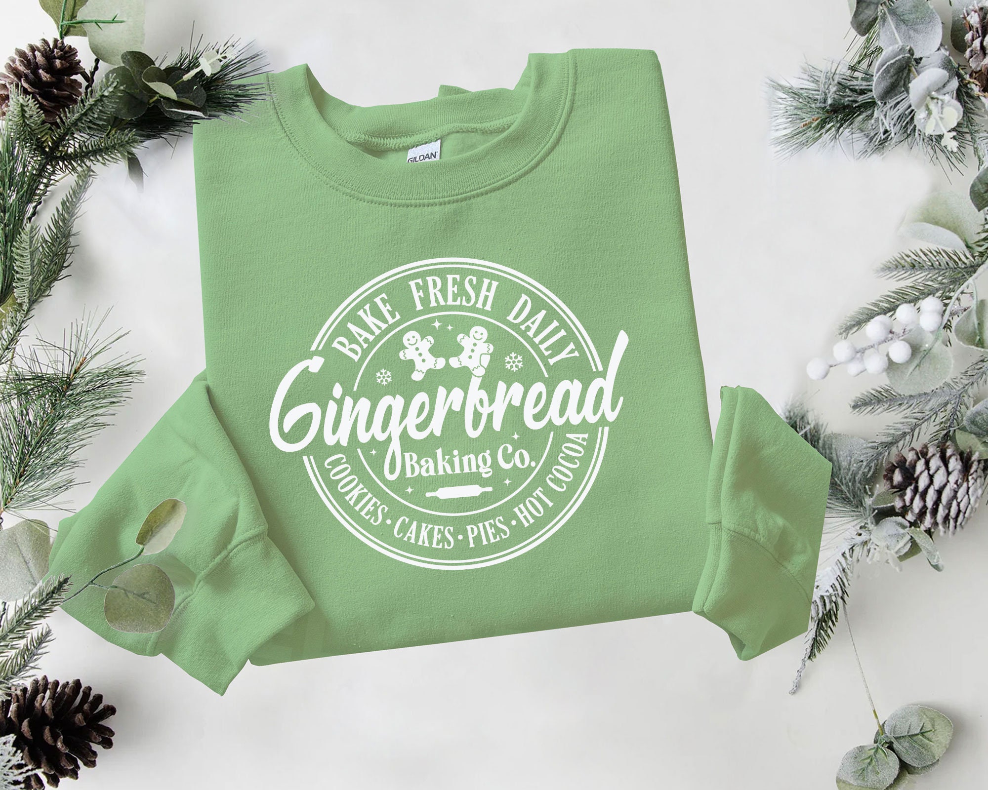 Gingerbread SVG Gingerbread Baking Co SVG Christmas Bakery - Etsy