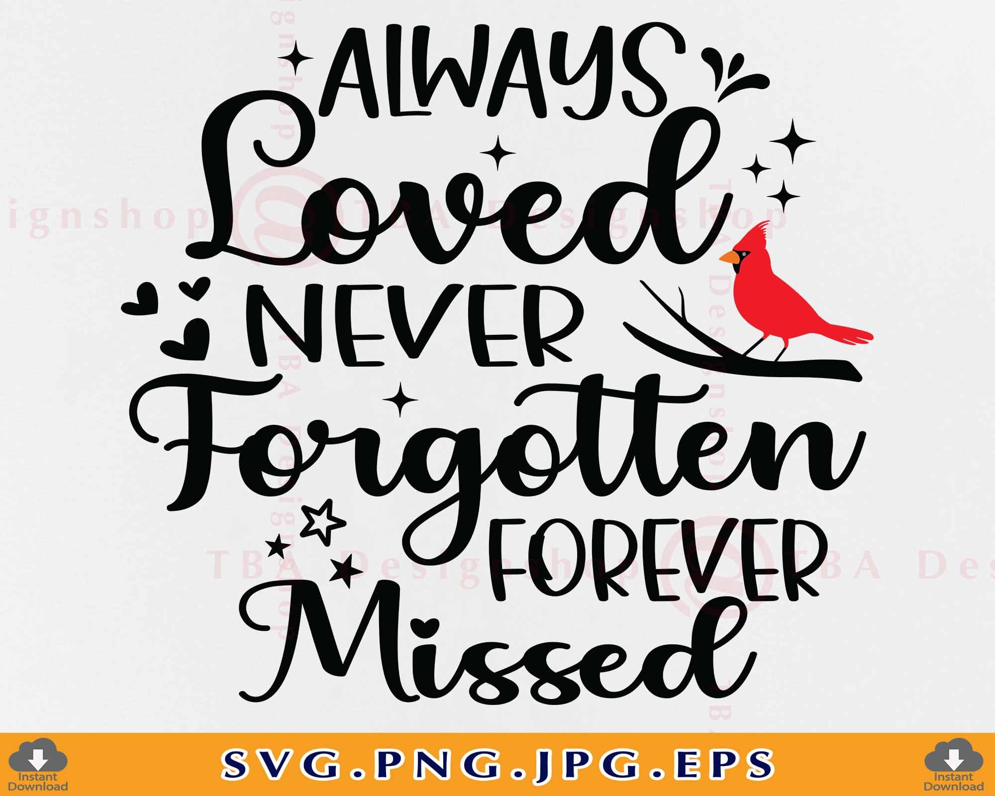 Forever Missed Never Forgotten Quotes Always Loved Forever Missed