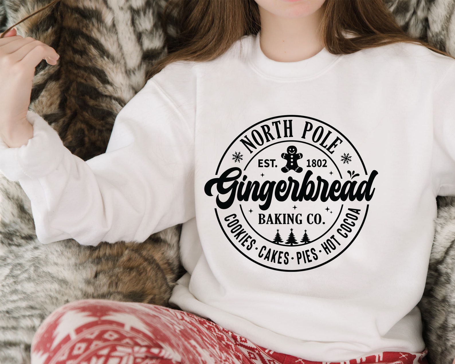 Gingerbread Svg North Pole Gingerbread Baking Co Svg Etsy