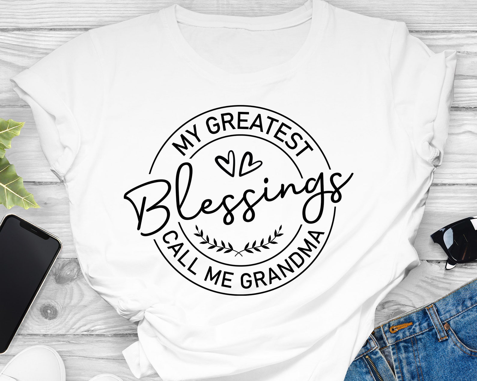 My Greatest Blessings Call Me Grandma Svg Grandma Svg Etsy
