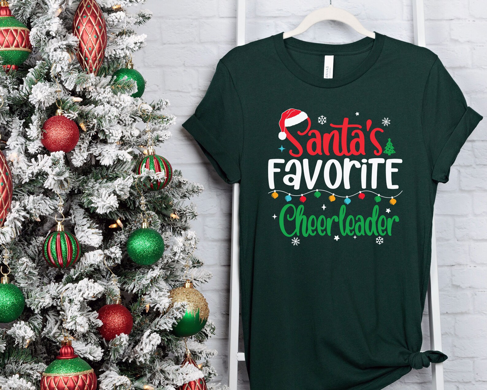 Christmas Cheerleader SVG, Santa's Favorite, Cricut Cut Files (digital ...