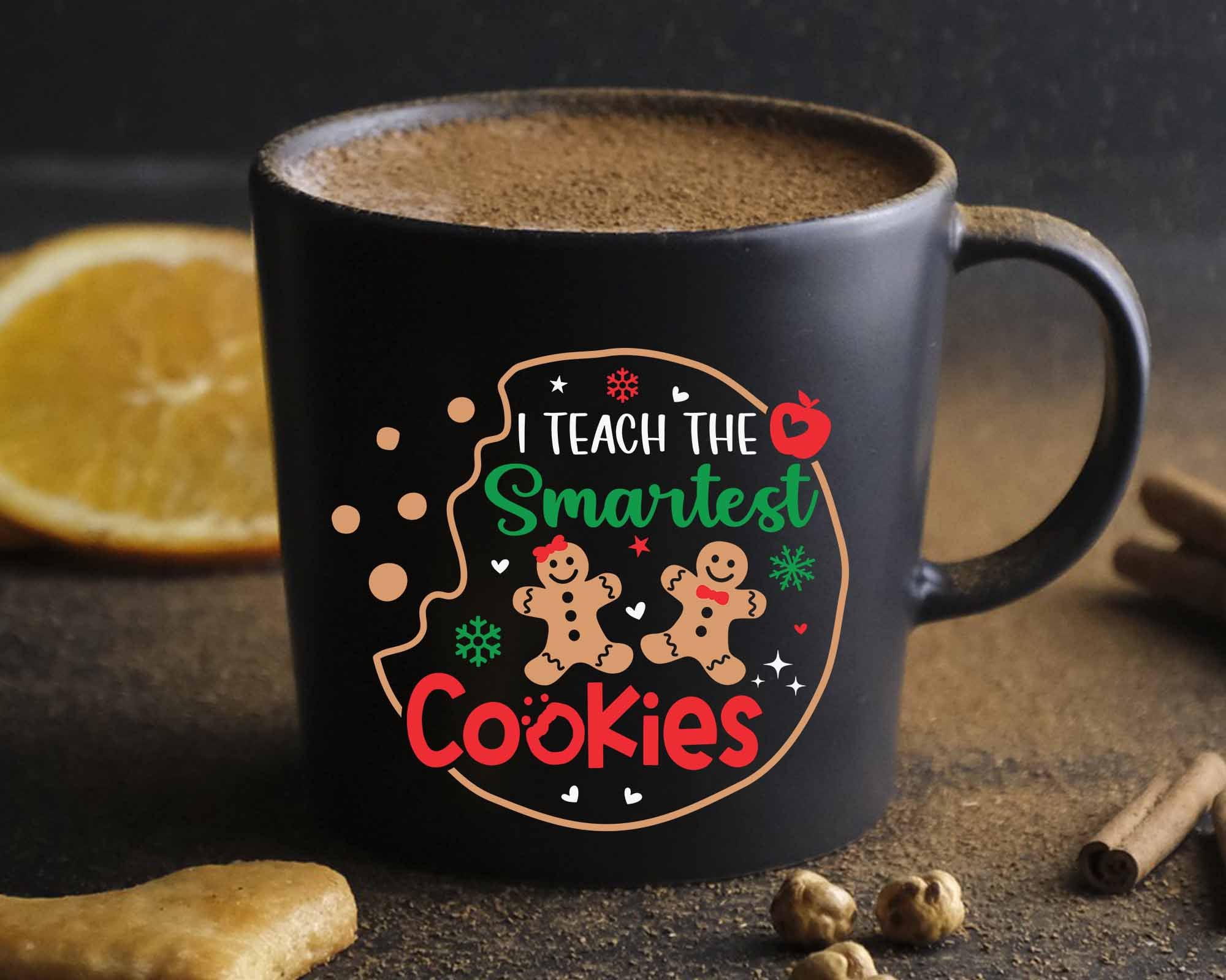 I Teach the Smartest Cookies SVG Teacher Christmas Gift SVG - Etsy