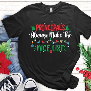 Principal Christmas SVG, Principals Always Make the Nice List, Funny ...