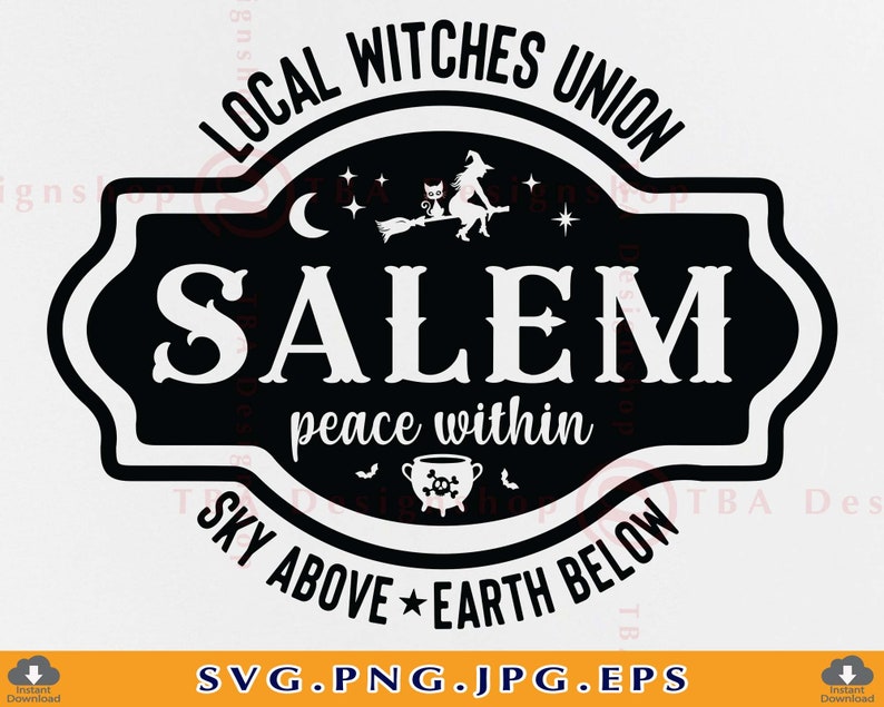 Local Witches Union Salem SVG Witches SVG Salem Witch SVG - Etsy