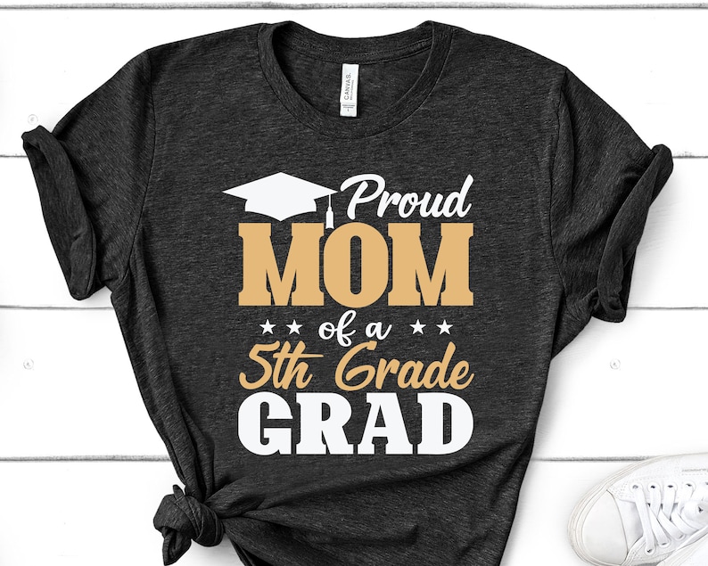 5th Grade SVG, Proud Mom of a 5th Grade Grad Svg, Mom Graduation Gift ...