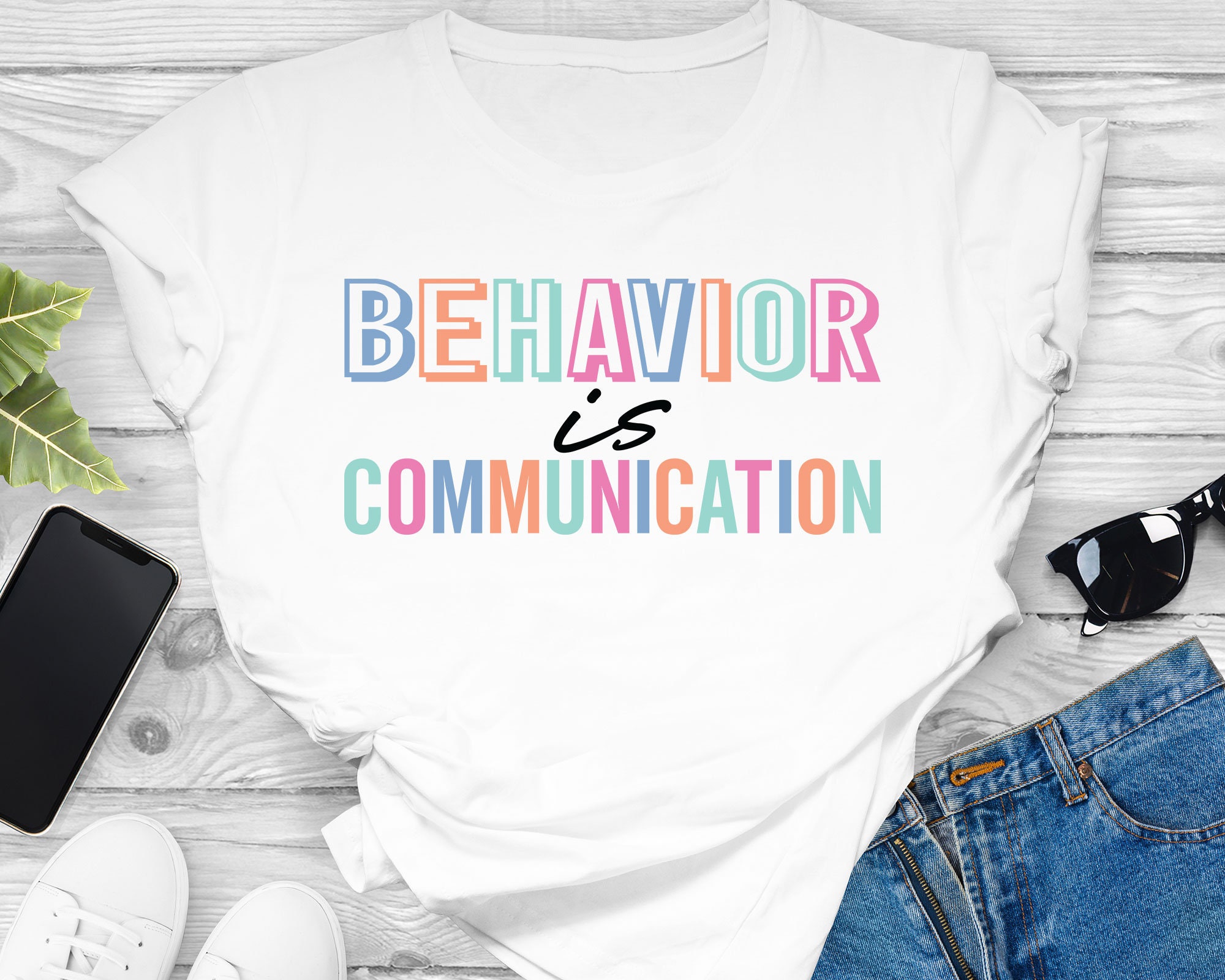Behavior is Communication SVG Special Education Teacher Shirt - Etsy