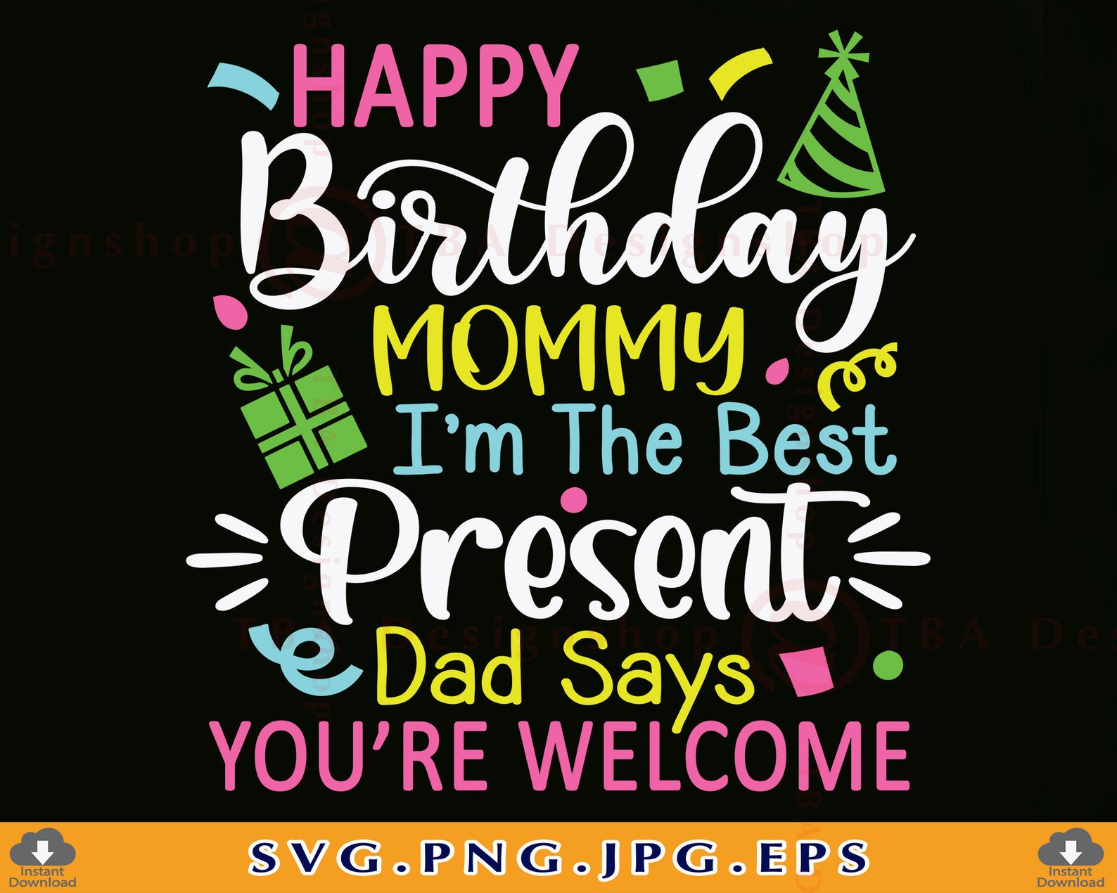 Happy Birthday Mommy Svg Mom Birthday Gift SVG Funny - Etsy