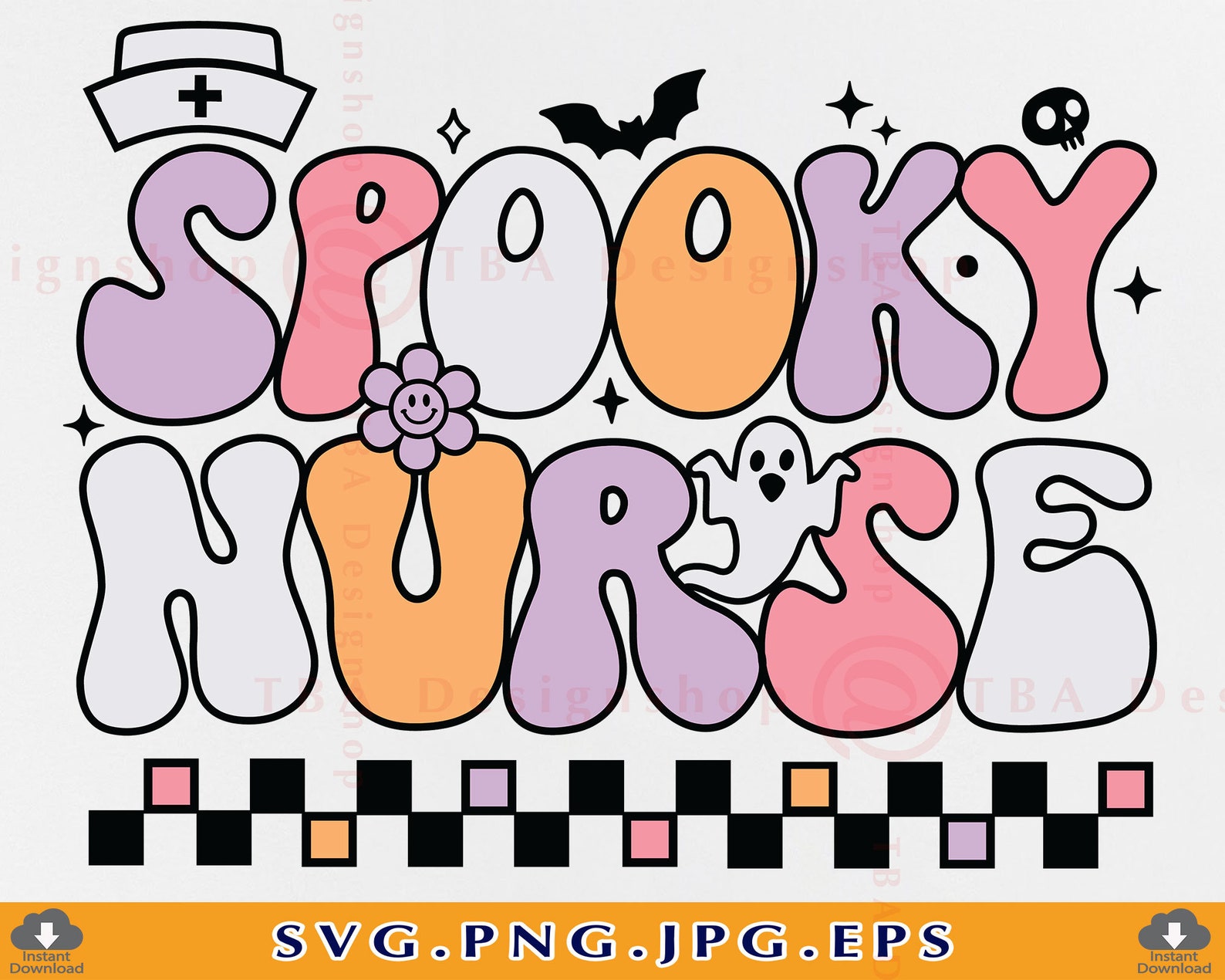 Spooky Nurse SVG Halloween Nurse SVG Funny Nurse Halloween - Etsy