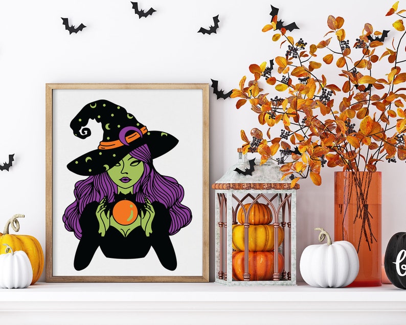 Witch SVG Bundle, Halloween Clipart, Cricut Cut Files (digital Download ...