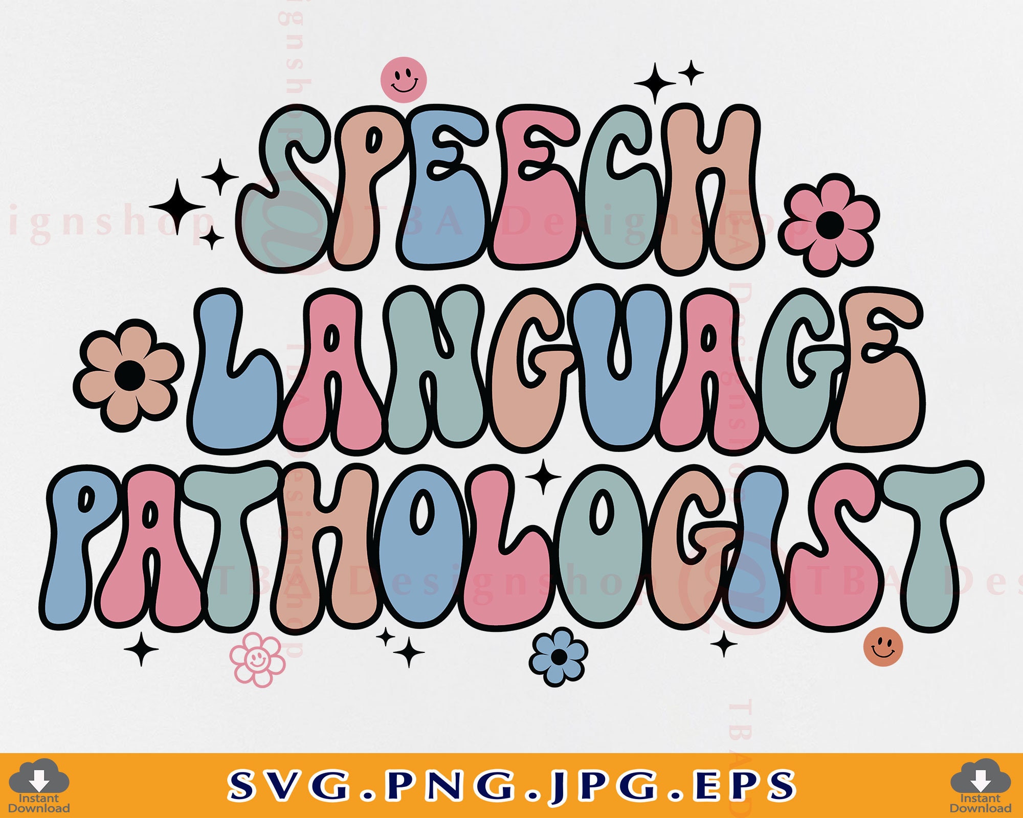 Speech Language Pathologist SVG Slp Gifts SVG Speech Therapy - Etsy