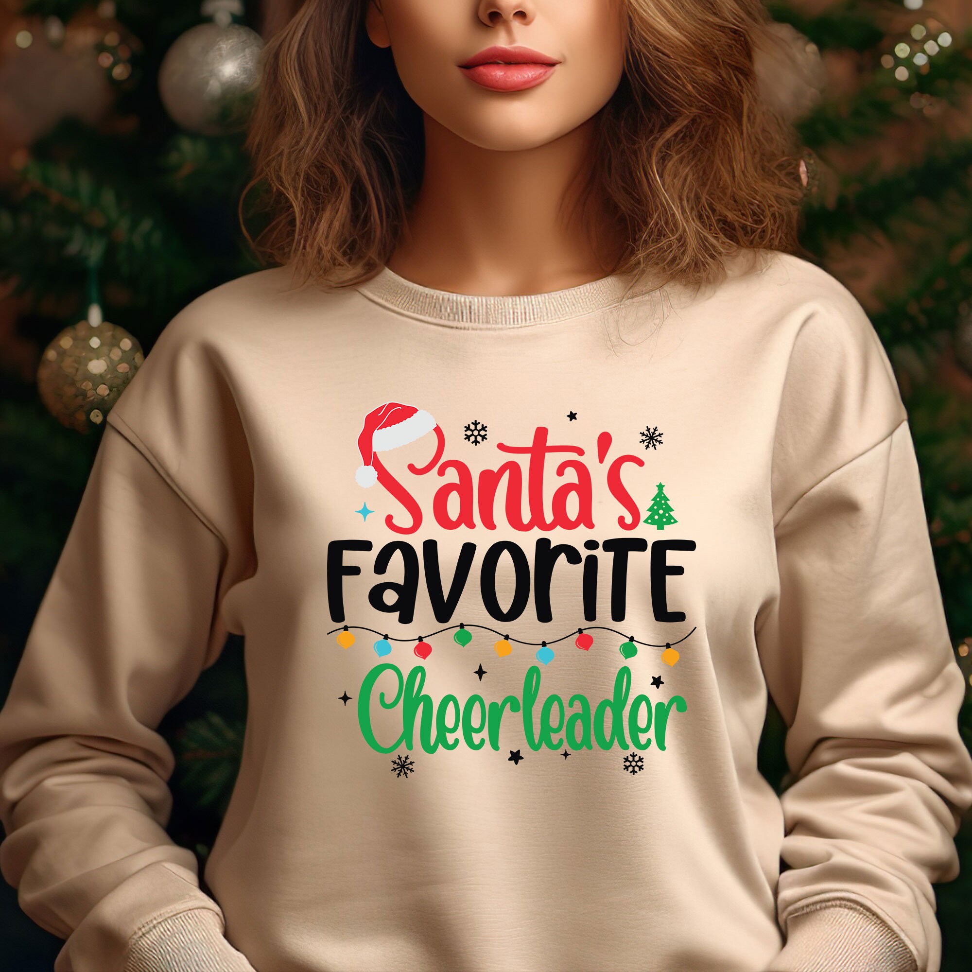 Christmas Cheerleader SVG, Santa's Favorite, Cricut Cut Files (digital ...