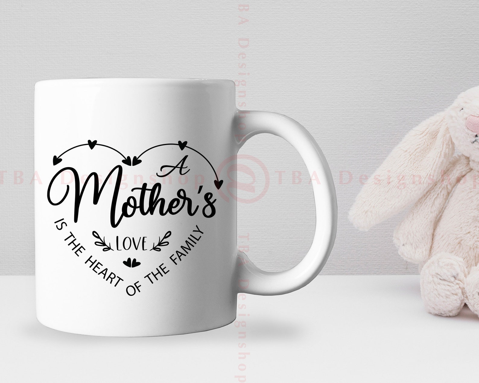 A Mother's Love is the Heart of the Family Svg Mother - Etsy