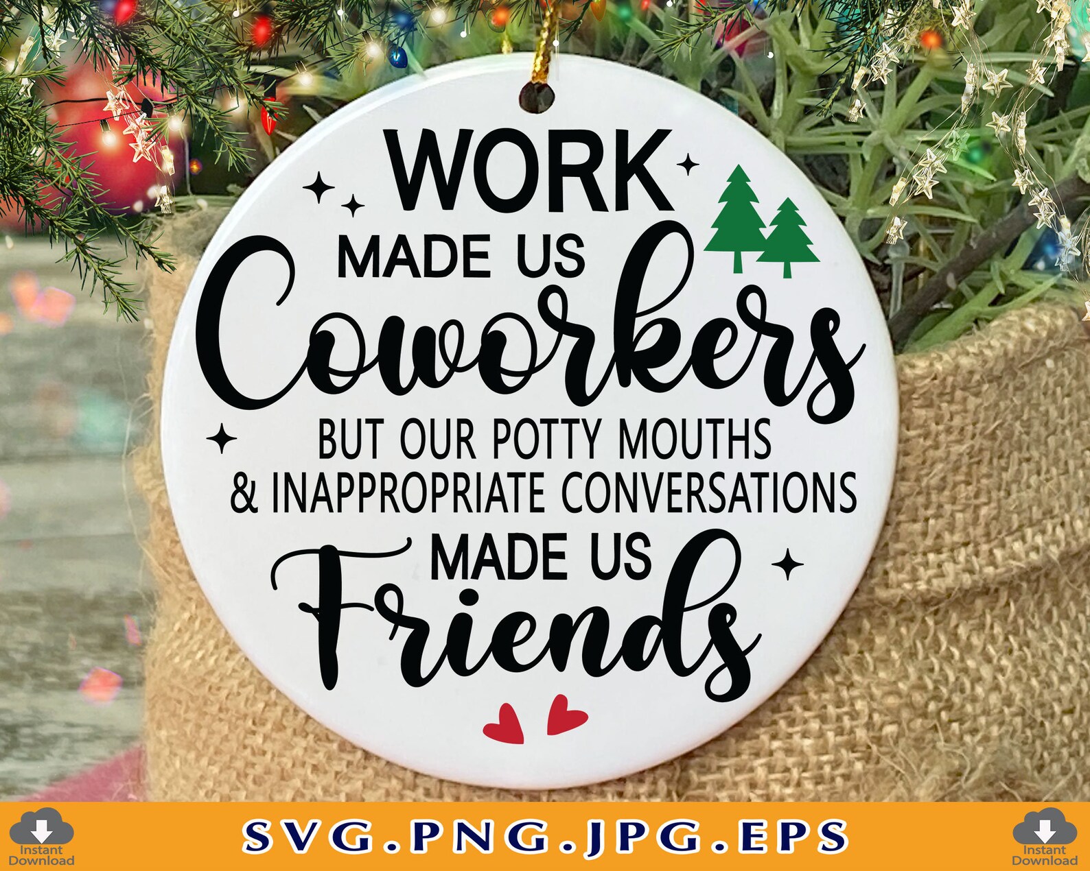 Work Made Us Coworkers SVG Coworker Christmas Gift SVG - Etsy Work Made Us Coworkers SVG Coworker Christmas Gift SVG - Etsy