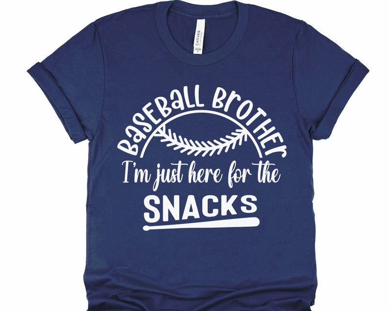 Baseball Brother SVG, Funny Snacks Design (cut Files) - Etsy