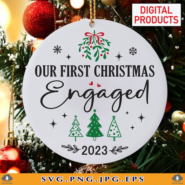Engaged Svg - Etsy