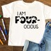 Im Four Ocious Svg Dinosaur Birthday SVG Boy Birthday Shirt - Etsy