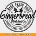 Gingerbread SVG, Gingerbread Baking Co SVG, Christmas Bakery Svg ...
