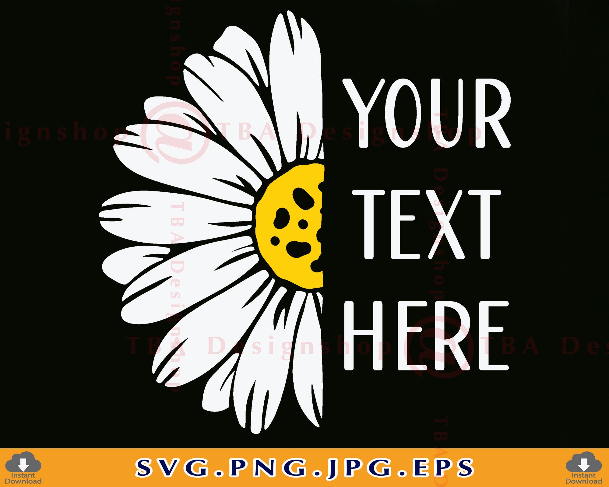 Daisy SVG Daisy Flower SVG Half Daisy SVG Simple Daisy Svg - Etsy Canada