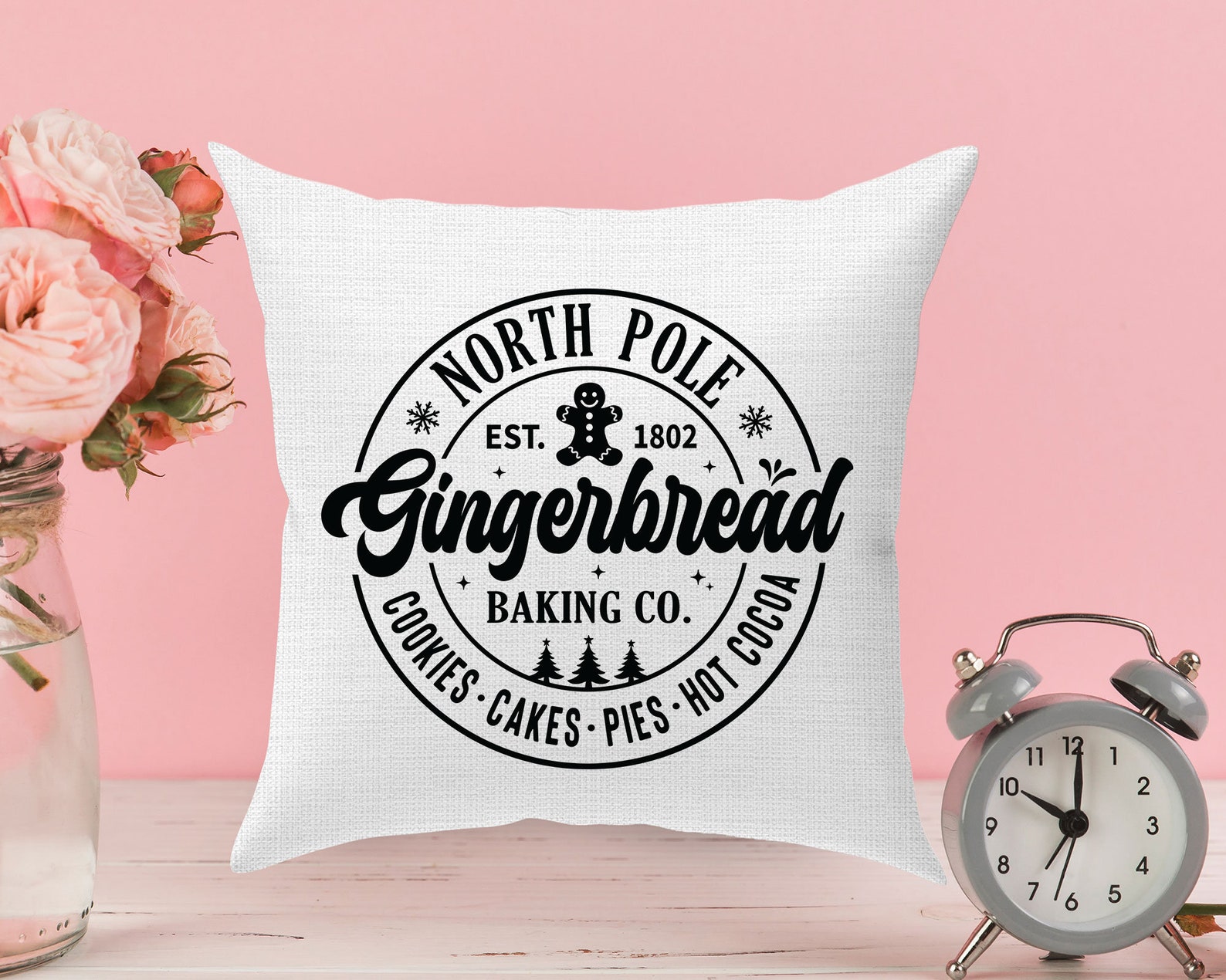 Gingerbread Svg North Pole Gingerbread Baking Co Svg Etsy