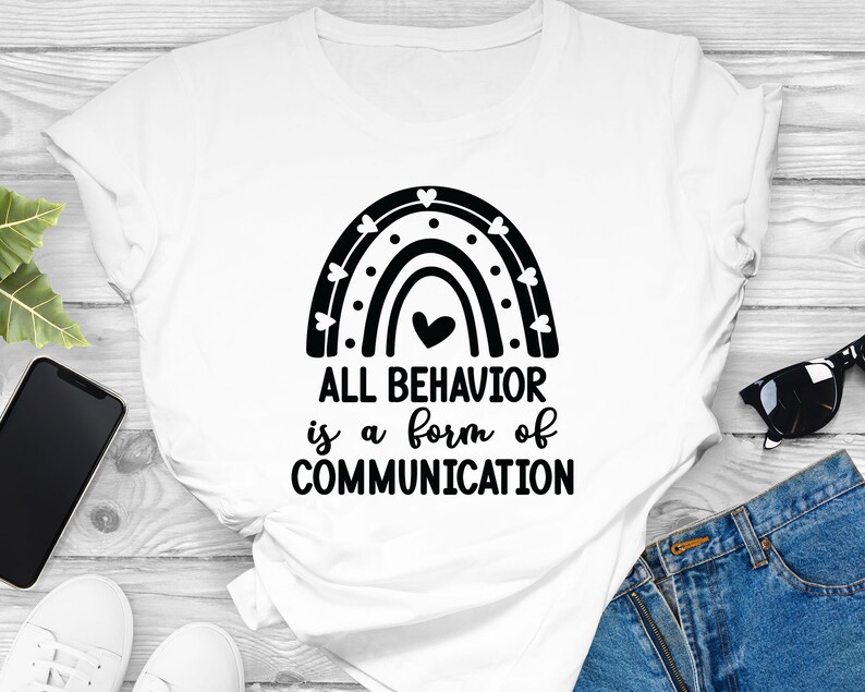 All Behavior is A Form of Communication SVG, Behavior Therapist, BCBA ...