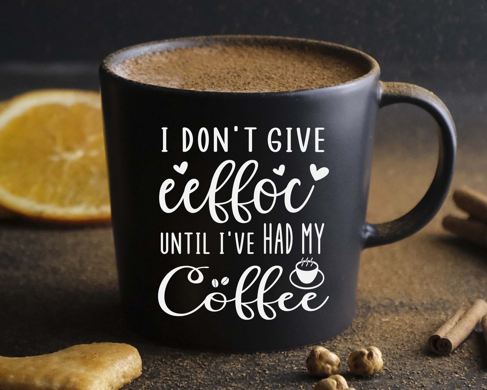 I Don't Give Eeffoc Until I've Had My Coffee Svg - Etsy