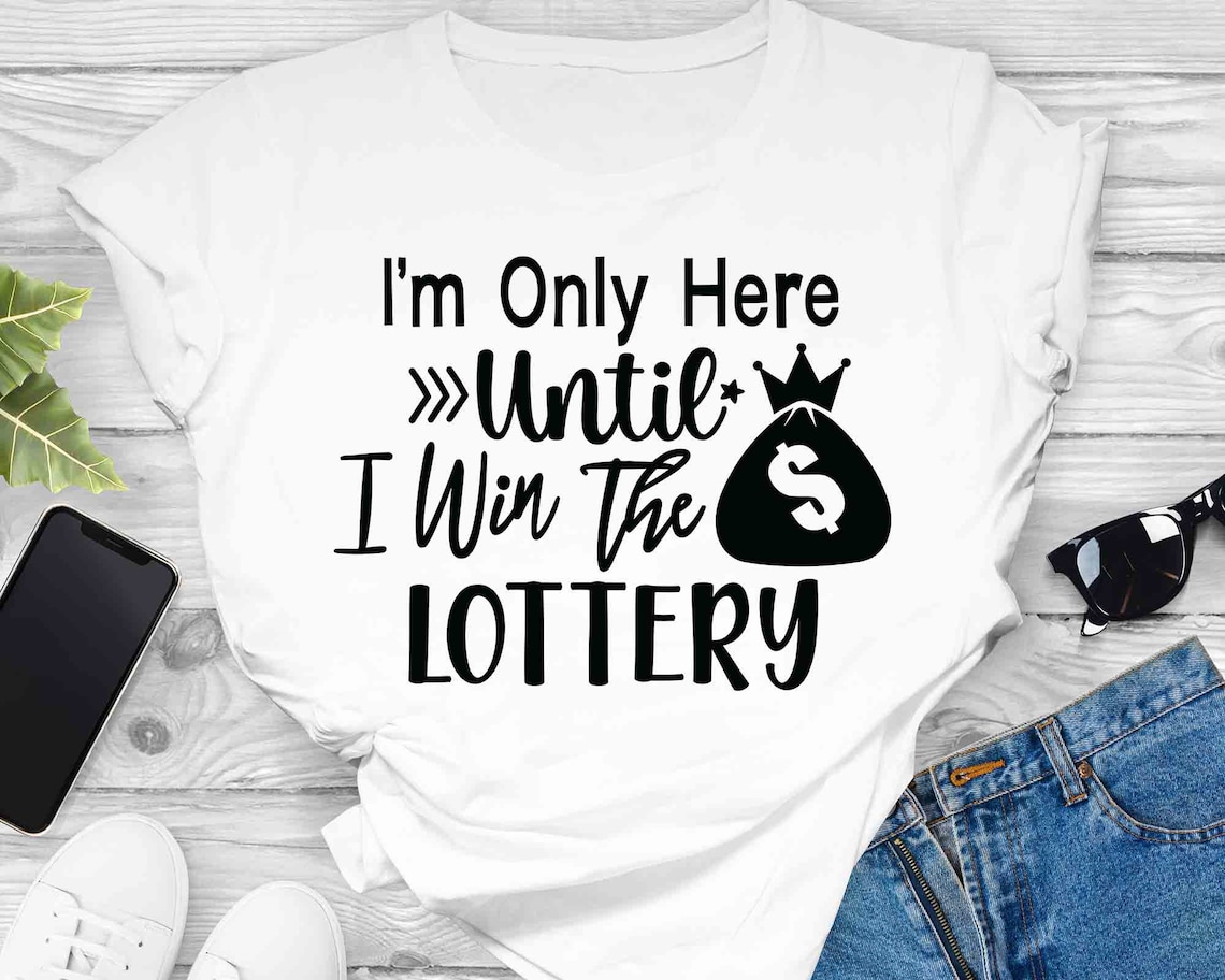 I'm Only Here Until I Win the Lottery Svg Coworker - Etsy