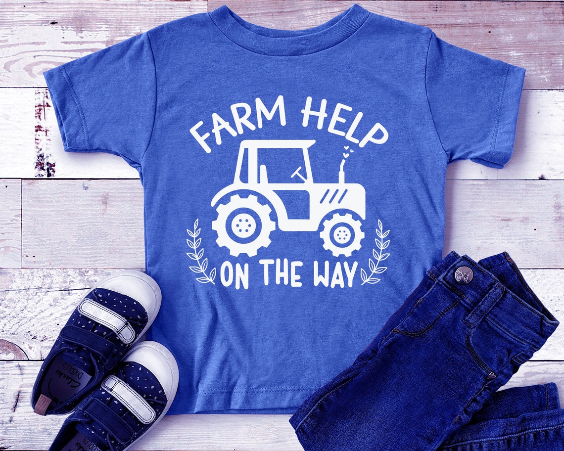Farm Baby Announcement SVG, Pregnancy Reveal Onesie, Cut Files (digital ...