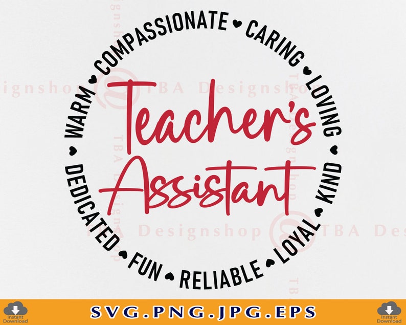 Teacher Assistant SVG Teacher Gifts SVG Teacher Saying Svg | Etsy