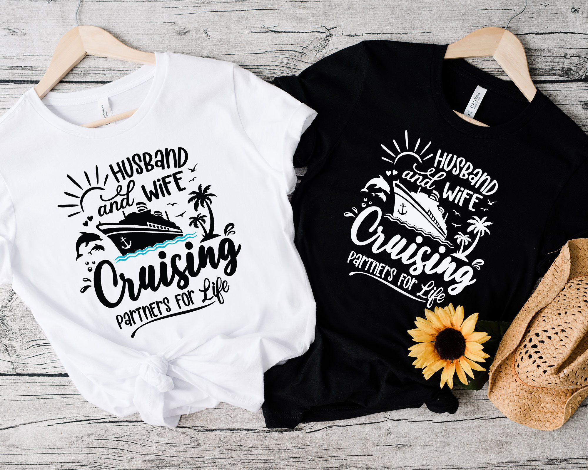 Couple Cruise SVG, Husband Wife Cruising Partners Design (cut Files) - Etsy