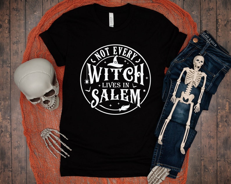 Not Every Witch Lives in Salem SVG Halloween Witch SVG - Etsy