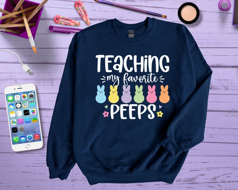Easter Teacher SVG Teaching My Favorite Peeps Svg Funny - Etsy
