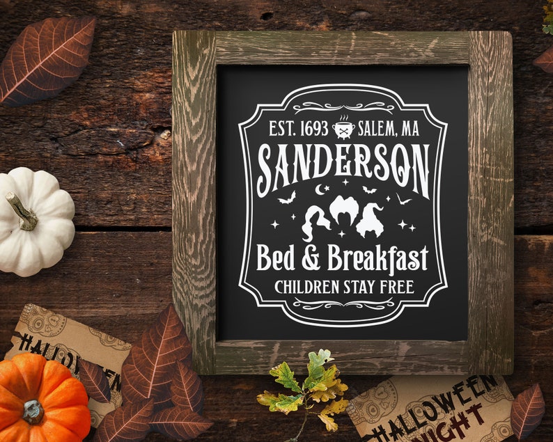 Sanderson Bed and Breakfast SVG Sanderson Sisters SVG Hocus - Etsy
